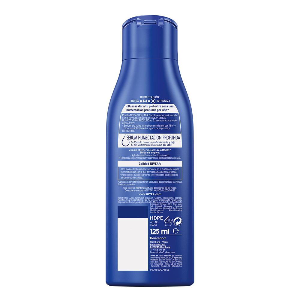 Crema Corporal Milk Nutrit Frasco X 125Ml | Los expertos en ahorro Cruz ...