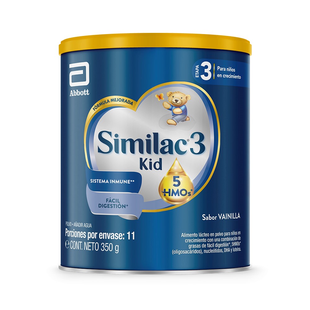 Similac 3 5 Hmos Kid Lata X 350Gr Vainilla | Cruz Verde
