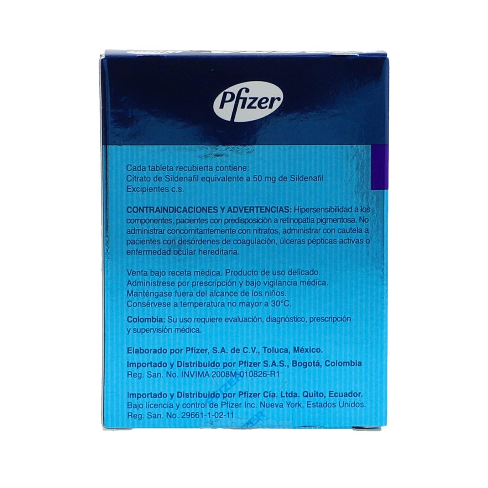 Viaga Sildenafil Tabletas Recubiertas 50Mg Caja X 4 | Los expertos en ...