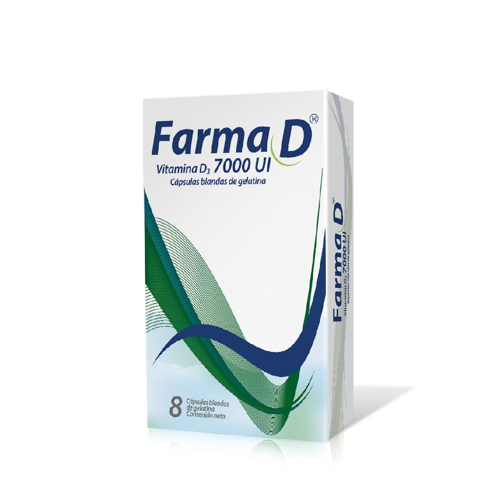 Farma D 7000 UI · 8 Cápsulas Blandas