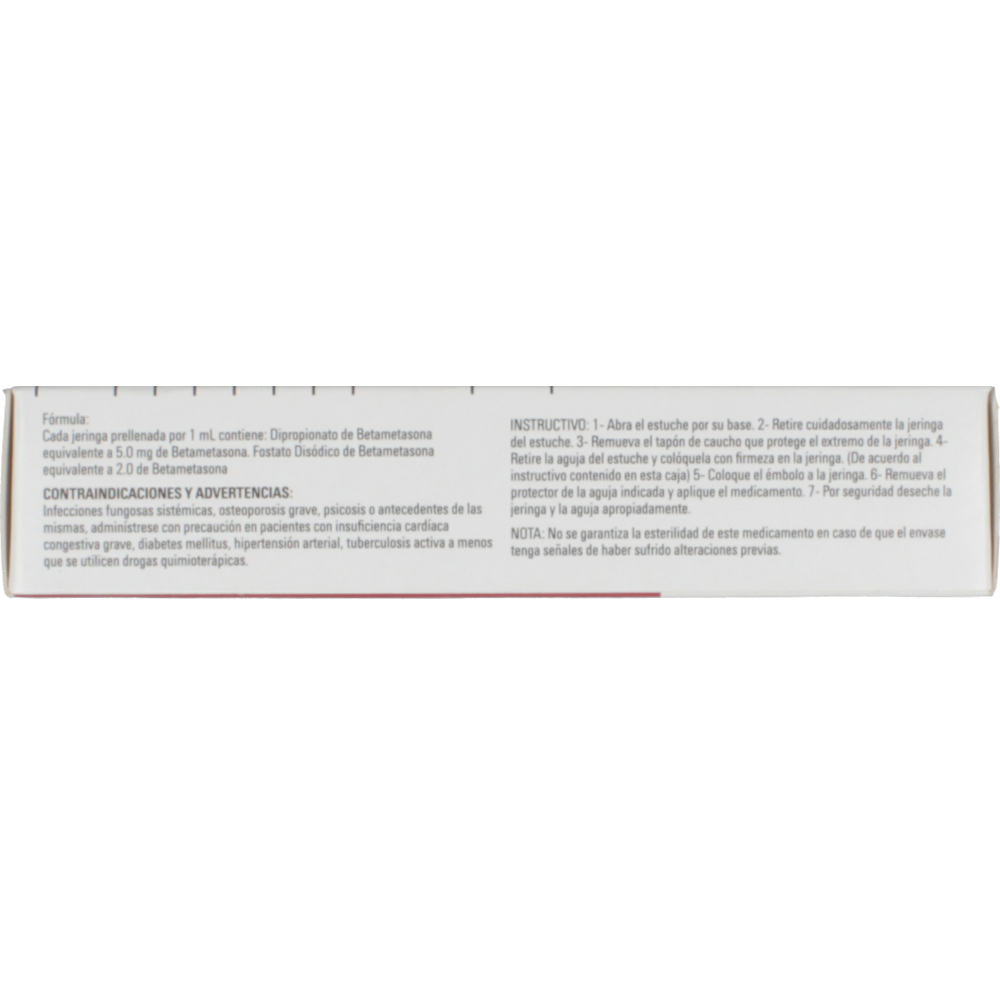 Diprospan Suspensión Inyectable Jeringa Prellenada 1mL X 1 Ampolla ...