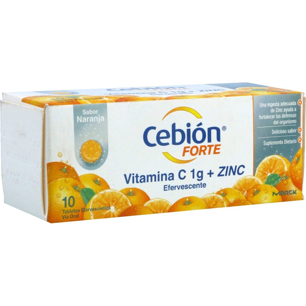 Cebión forte Forte Tubo X 10 Tabletas Efervescentes | Cruz Verde