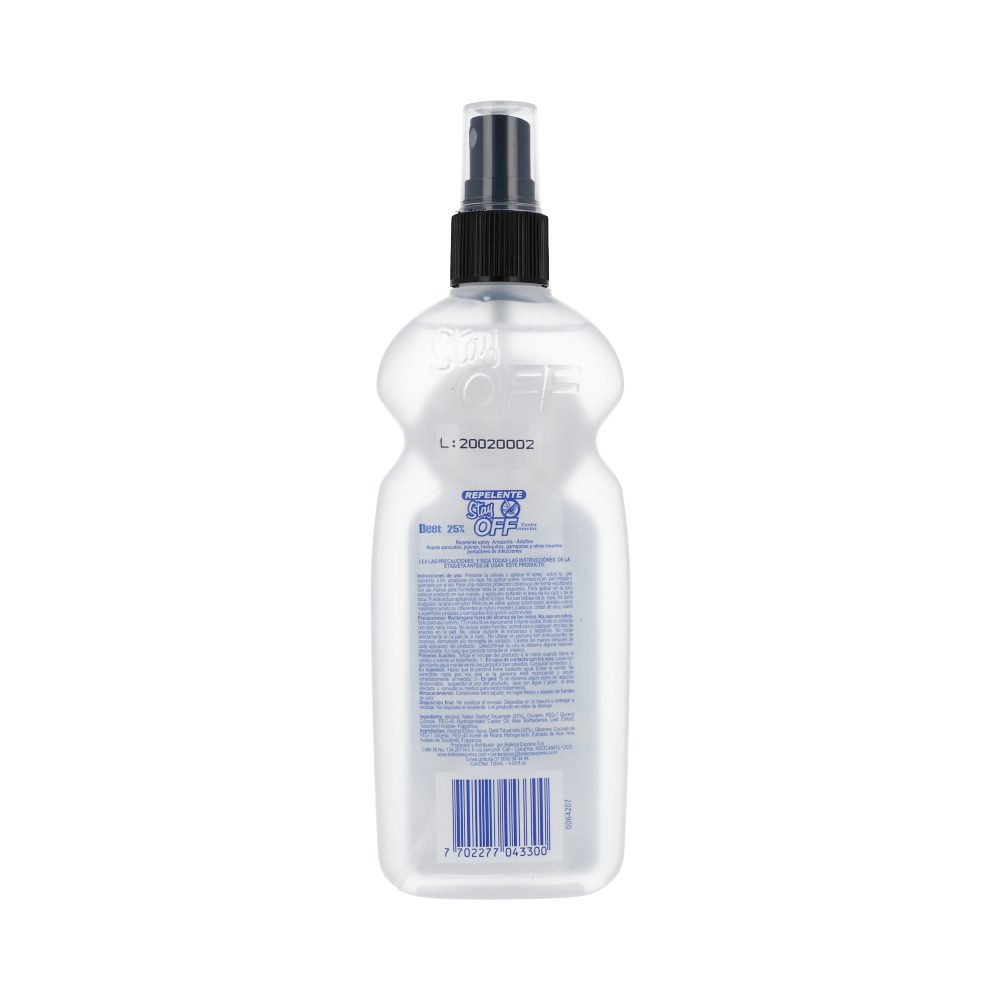 Repelente Stay Off Frasco X 120 mL | Los expertos en ahorro Cruz Verde ...