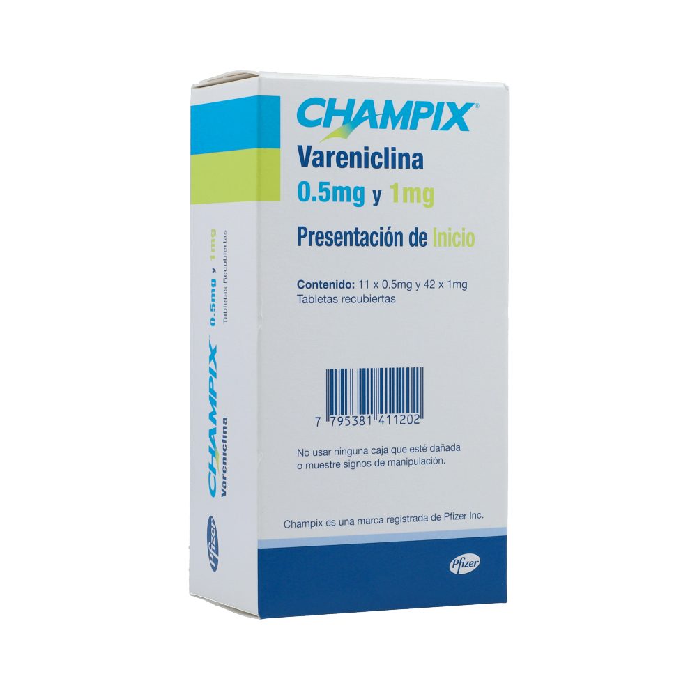 Champix 0.5Mg+1Mg Caja X 11+42 Tabletas Cubierta EntErica | Los ...