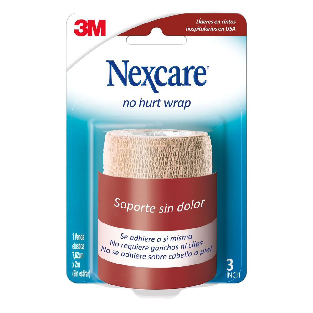 Venda Coban No Hurt Wrap Bli X 1Rol 3M Nexcare 76.2Cm X 2M Piel | Cruz ...