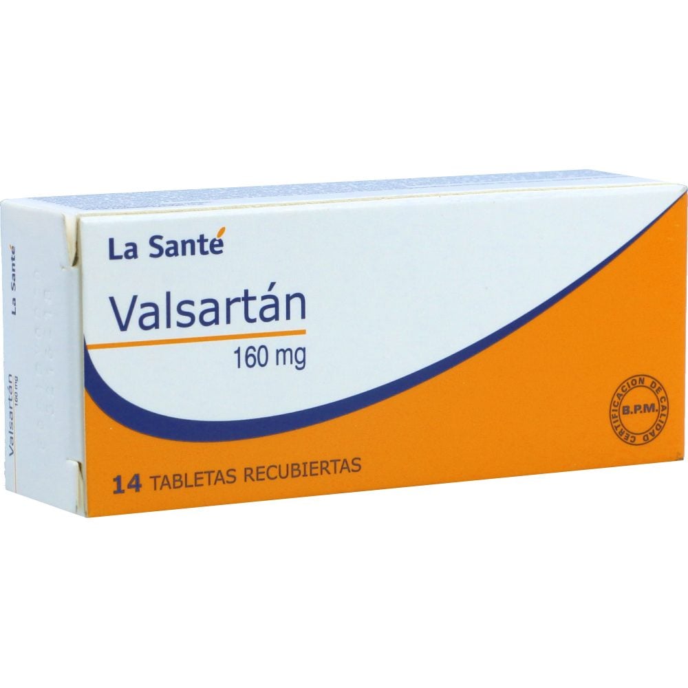 Valsartan 160 mg · 14 Tabletas Recubiertas | Cruz Verde