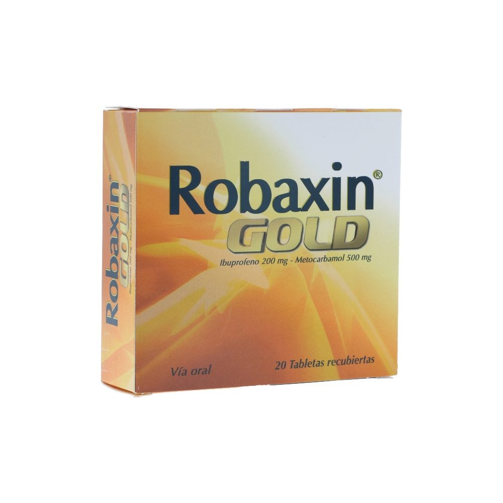 Robaxin Gold Caja X 20 Tabletas Recubiertas | Cruz Verde