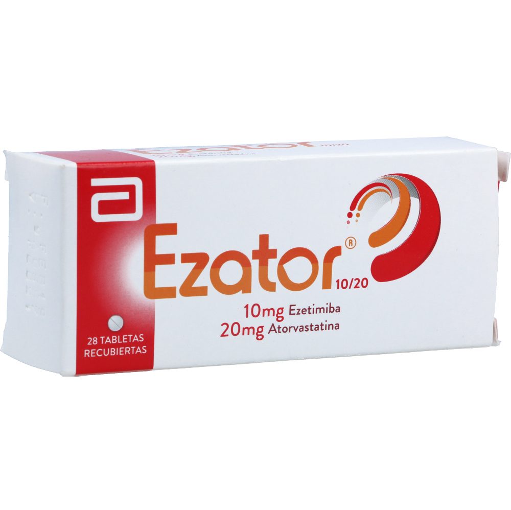 Ezator Tabletas Recubiertas 10Mg+20Mg Caja X 28 | Los expertos en ...