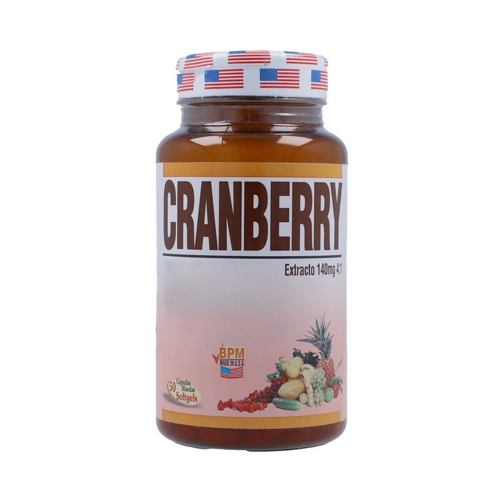 Cranberry Softgels 560Mg Cápsula Blanda Natural Freshly Frasco X 50 ...
