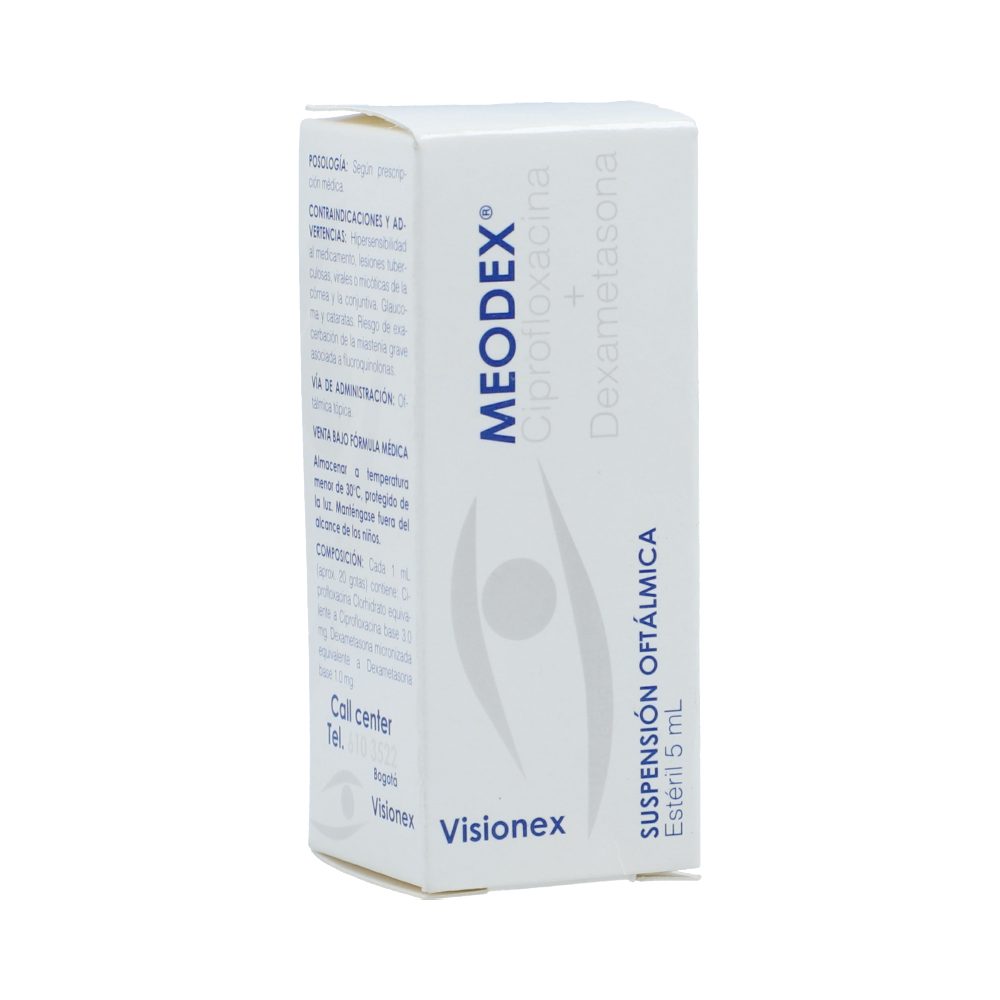 Meodex 0.3%+0.1% Suspensión Oftalmologica Frasco X 5mL | Los expertos ...