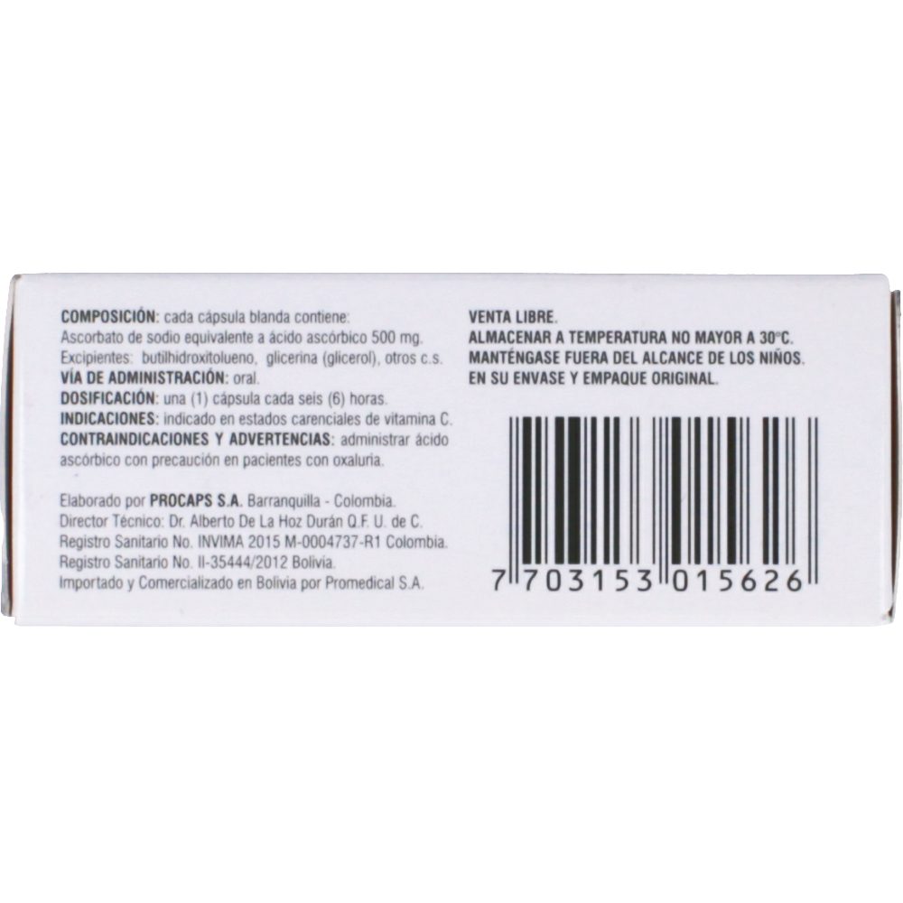 Lemovit Cápsulas Líquidas 500Mg Caja X 30 | Los expertos en ahorro Cruz ...