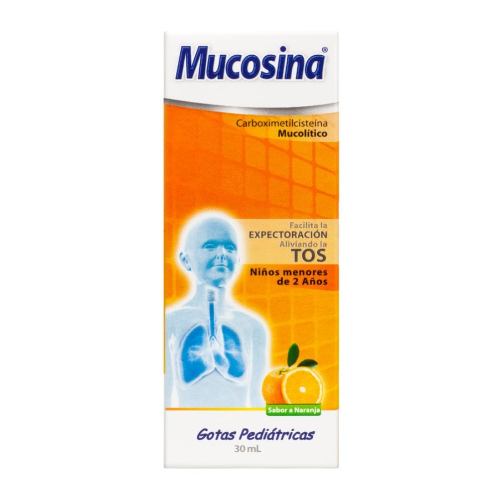 Mucosina Gotas Pediátricas Solución Oral Frasco X 30mL | Cruz Verde