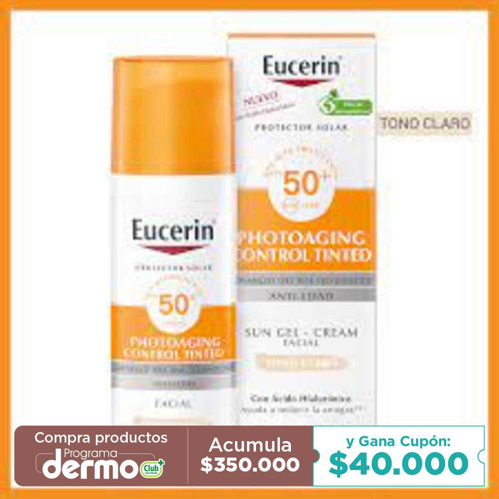Protector Solar Photoaging Control Tinted Eucerin Spf50+ Frasco X 50Ml ...