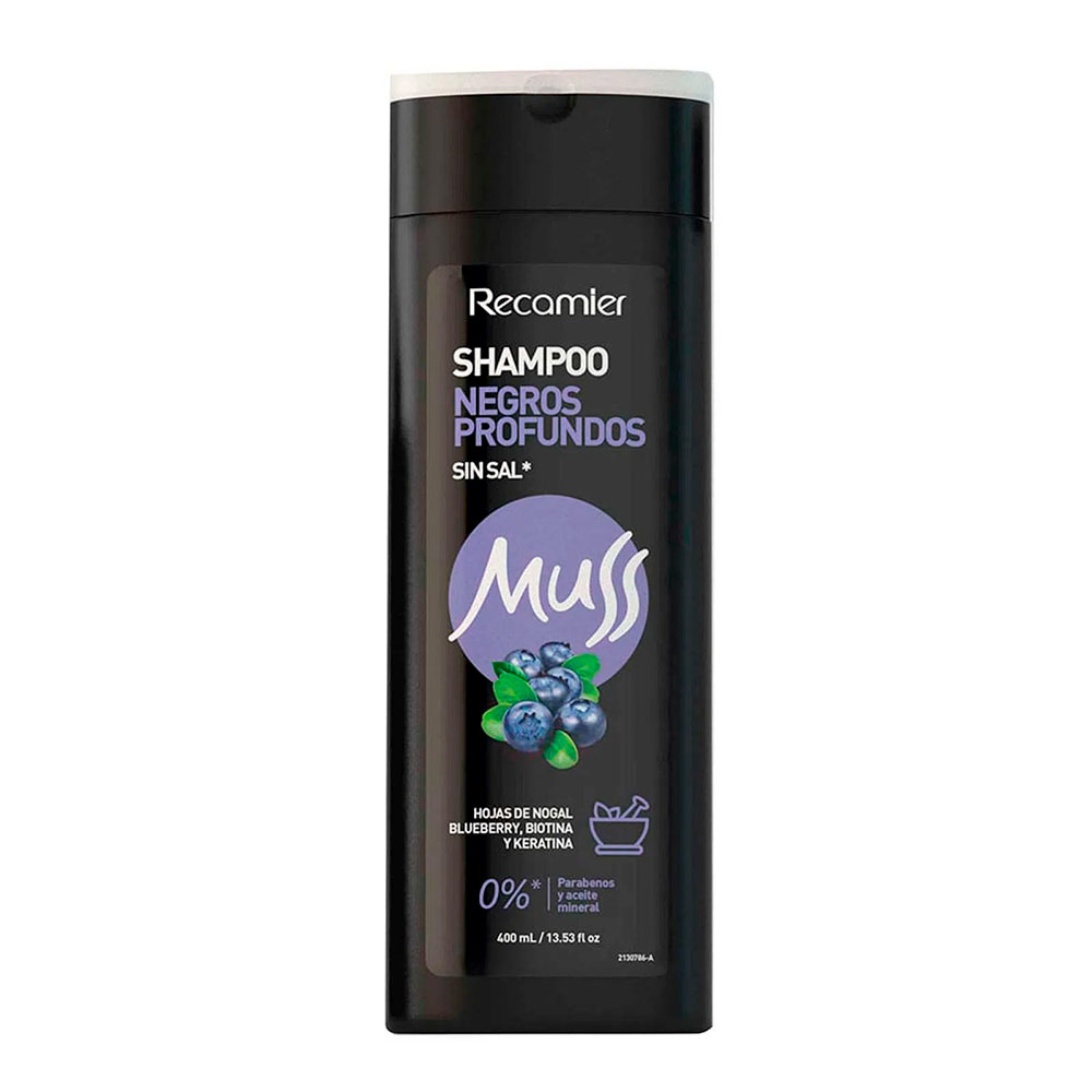 Shampoo Muss Sin Sal Negro Profundo Frasco X 400Ml | Los expertos en ...