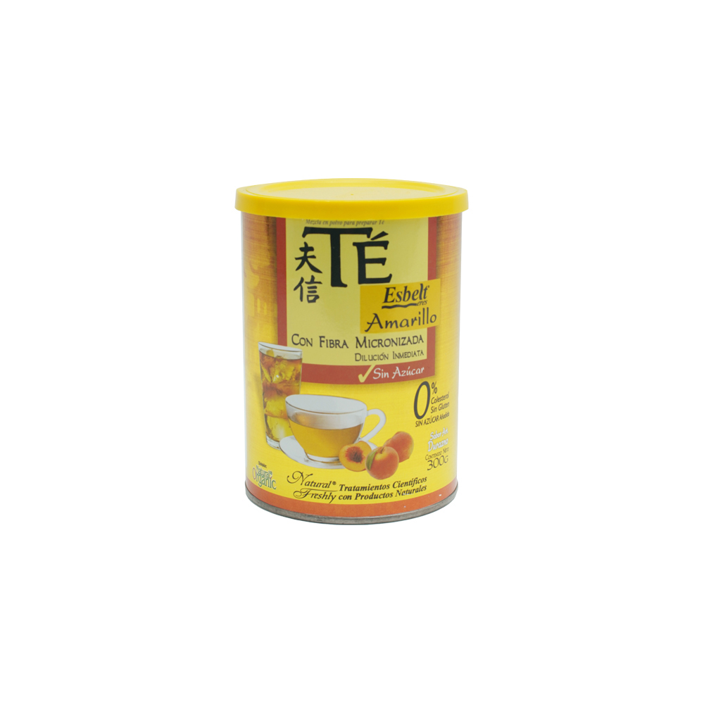Té Amarillo Instantáneo Esbeteres Sabor Durazno Tarro X 300G | Los ...