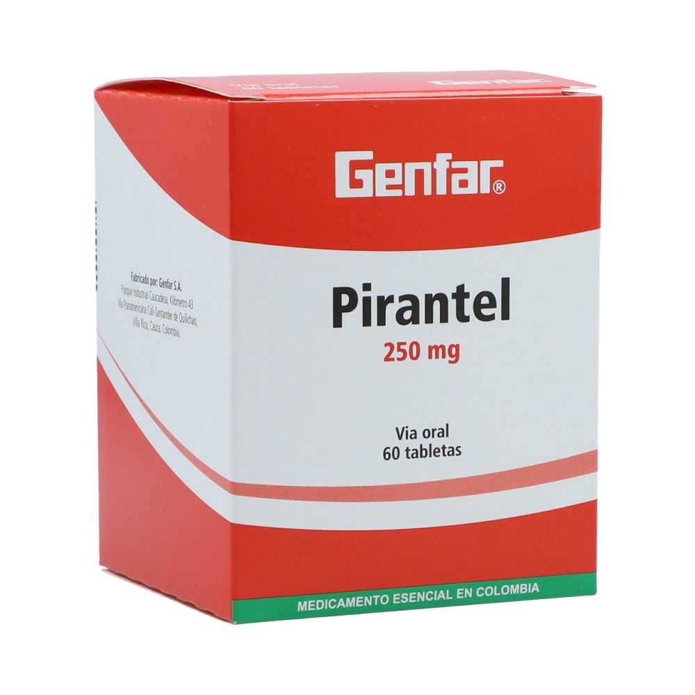 Pamoato De Pirantel 250Mg Tableta X 1 Blister Genfar | Cruz Verde