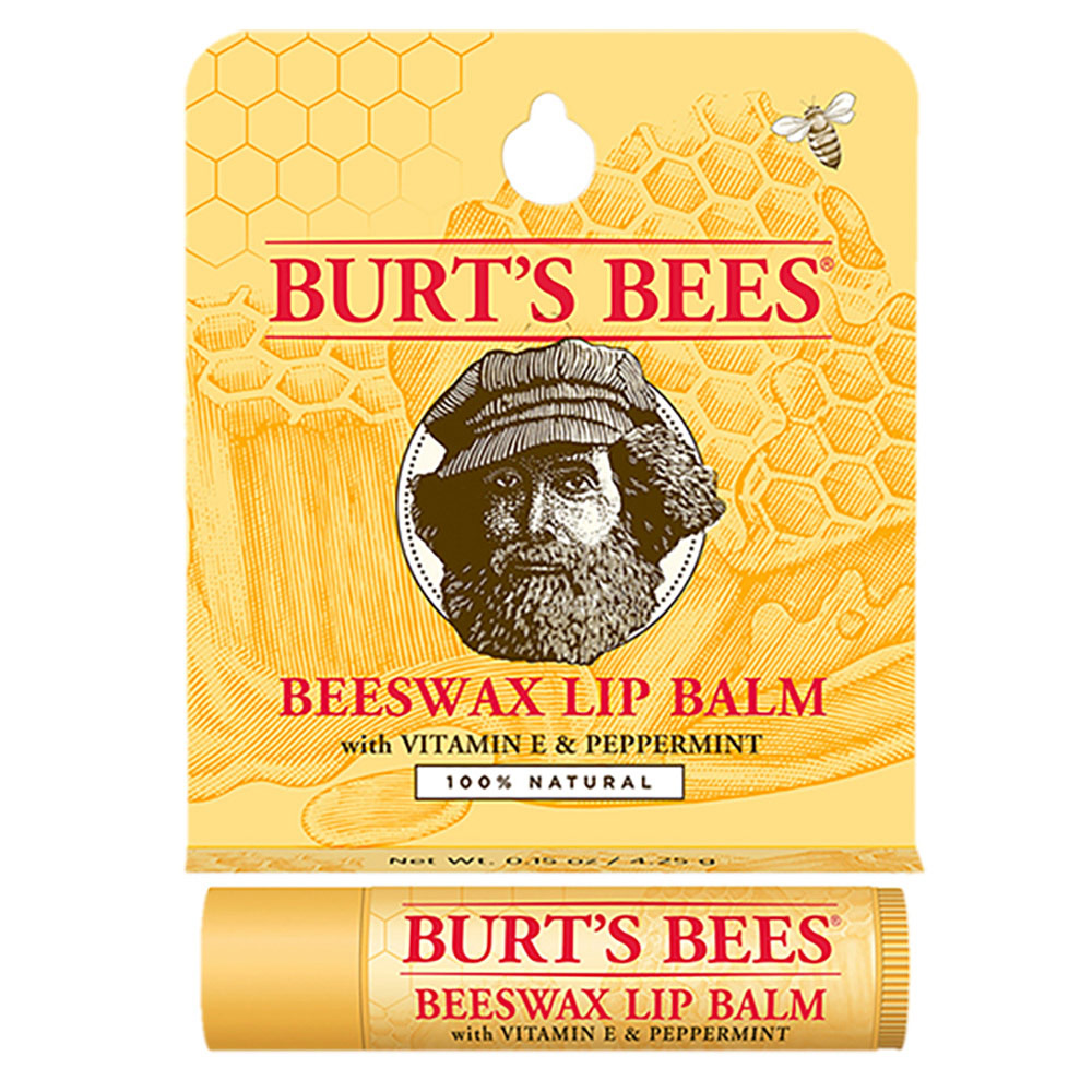 Labial Lip Balm Beeswax Burts Bees Caja X1Tubx4.25Gr | Cruz Verde
