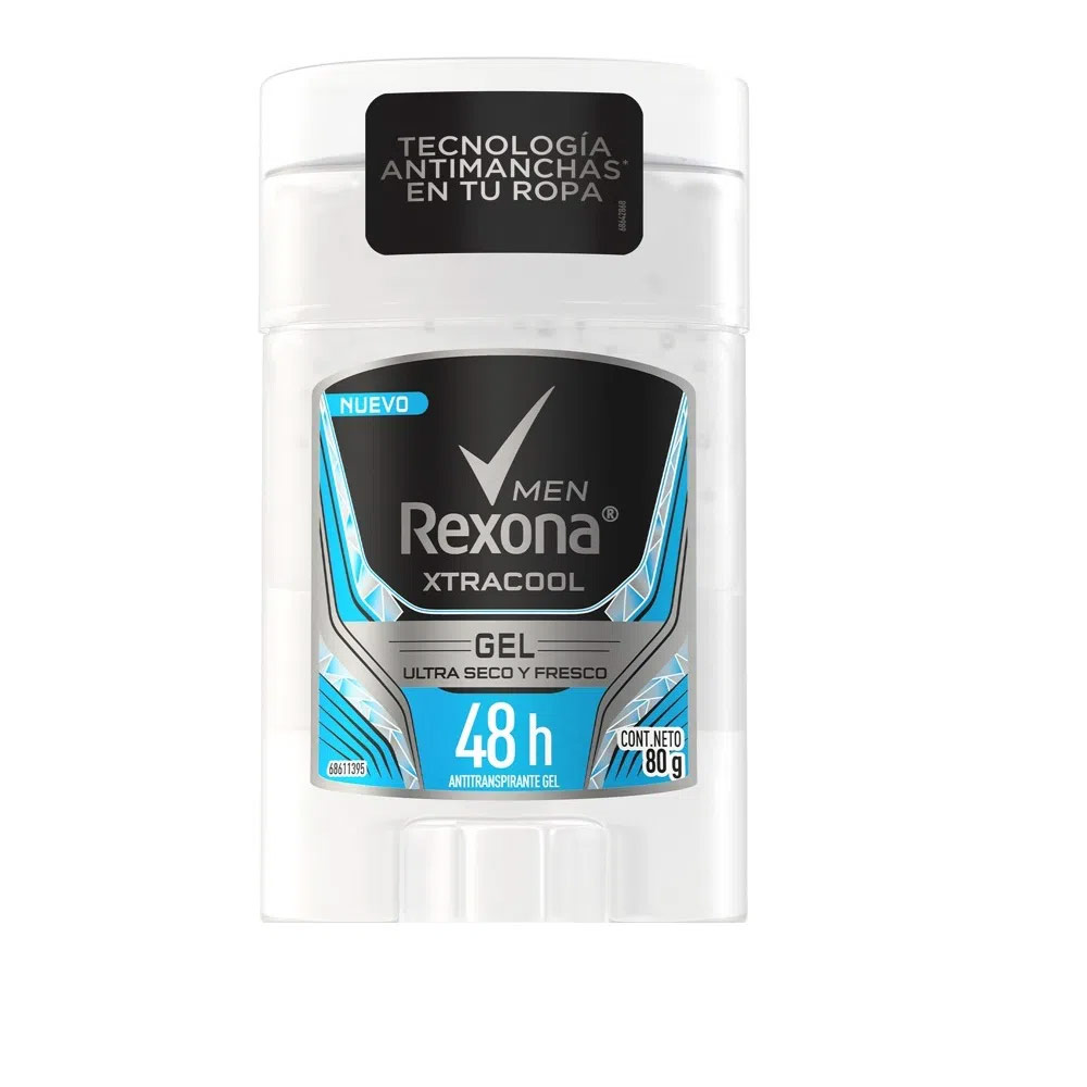 Desodorante Rexona Men Xtracool 48 H Gel Ultra Seco Y Fresco Barra X ...