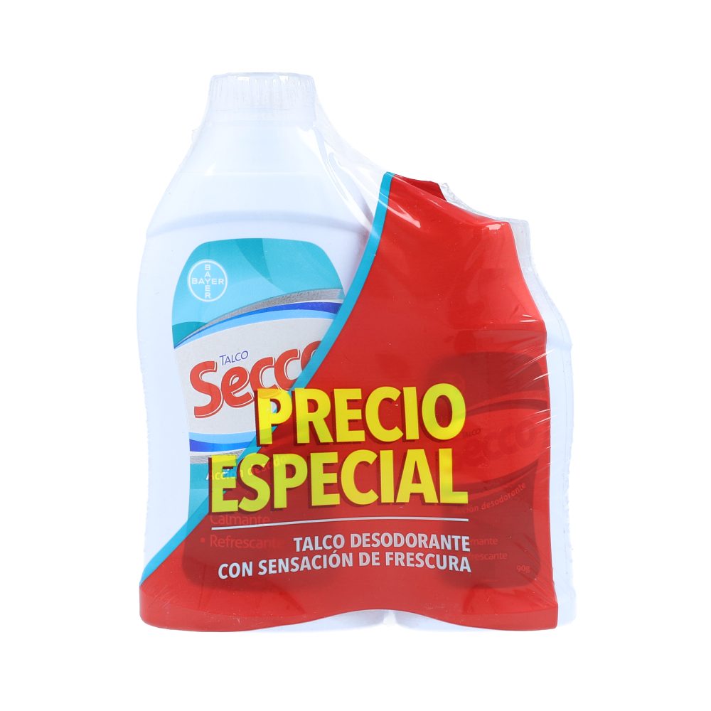 Talco Secco Paq uete X 2 (150Gr + 90Gr) | Los expertos en ahorro Cruz ...