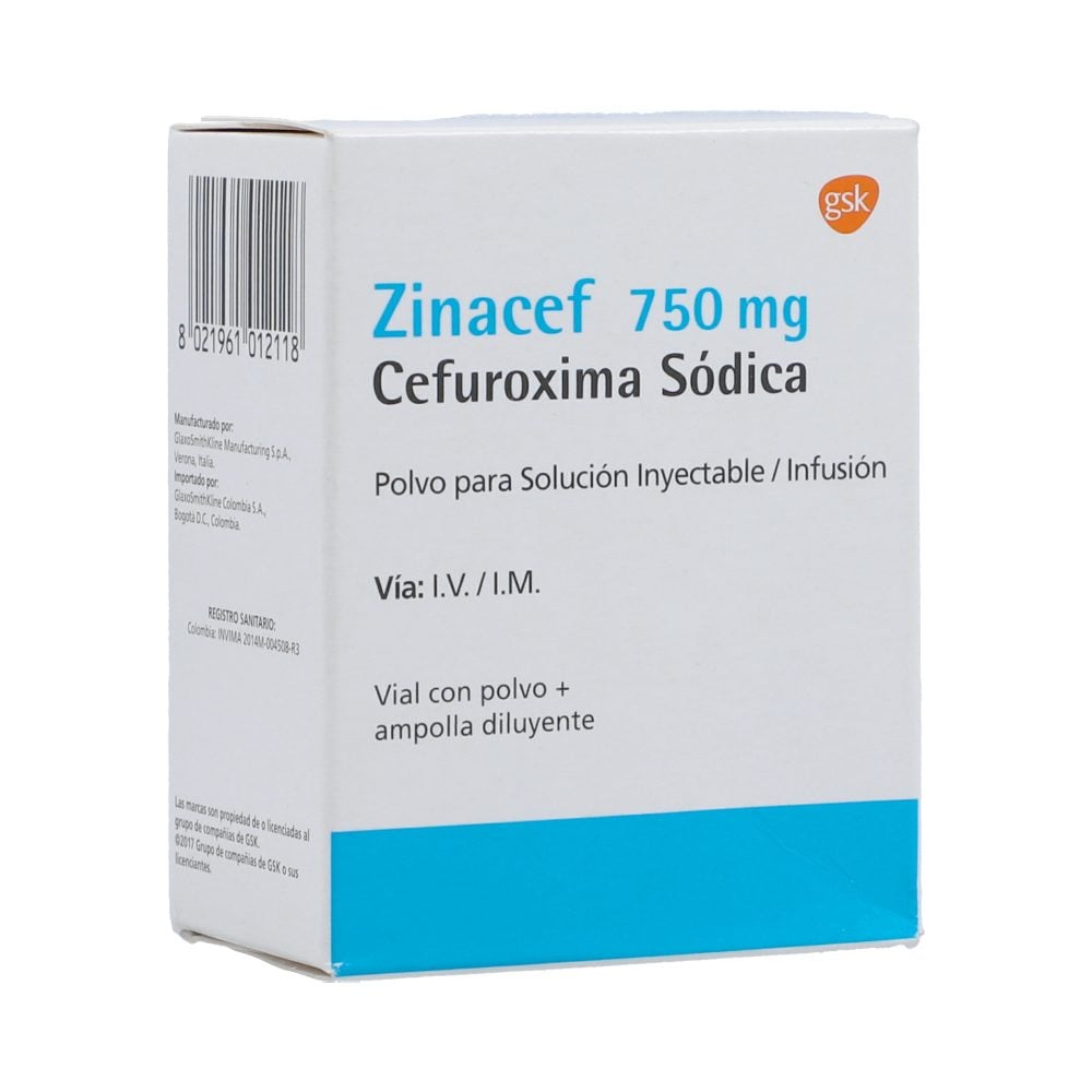 Zinacef 750Mg Polvo Inyeccion X 1 Ampolla | Los expertos en ahorro Cruz ...