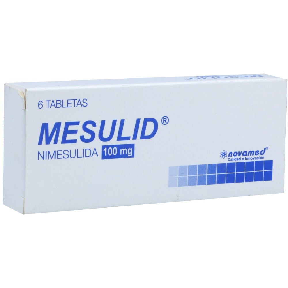 Mesulid Tabletas 100Mg Caja X 6 | Los expertos en ahorro Cruz Verde ...