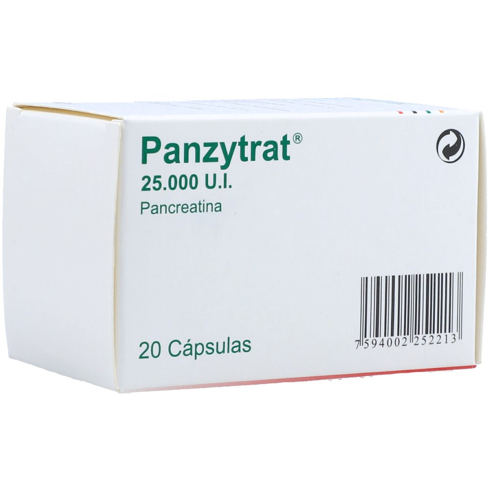 Panzytrat 25000Ui Cap Frasco X 20 | Los expertos en ahorro Cruz Verde ...