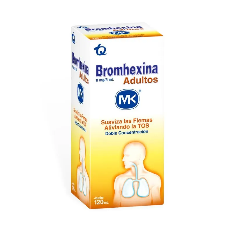Bromhexina Adultos 8Mg/5Ml(0.16%) Jarabe Frasco X 120Ml Mk | Cruz Verde