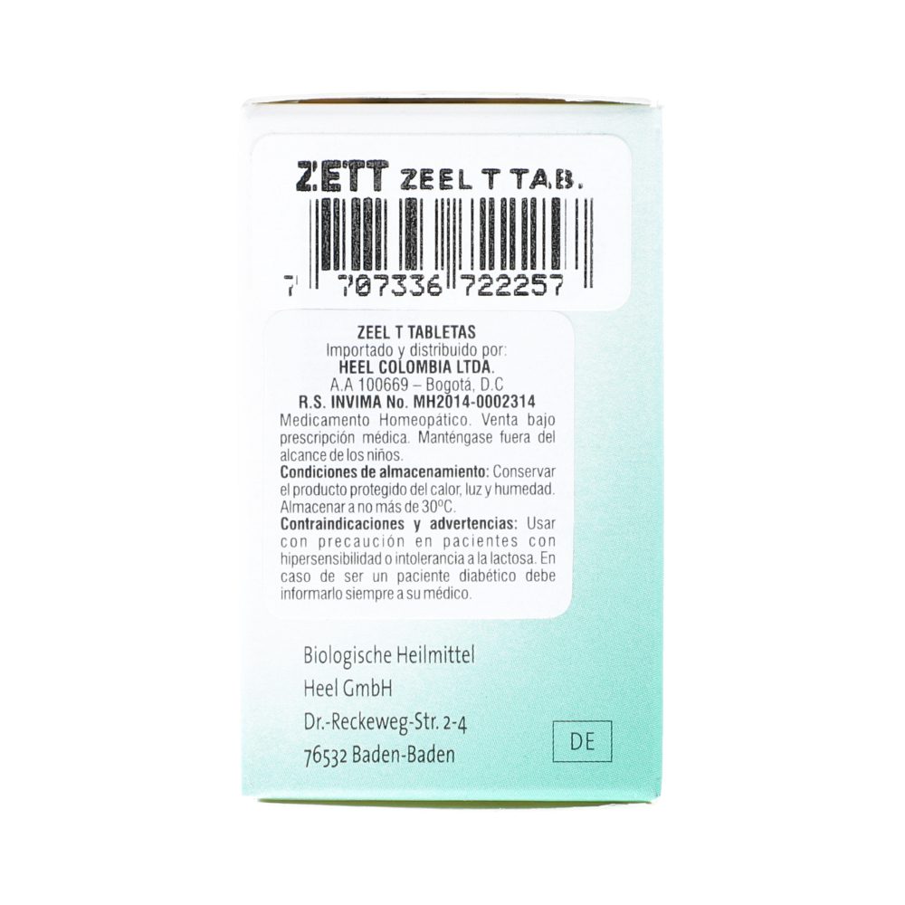 Zeel T Tabletas Frasco X 50 | Los expertos en ahorro Cruz Verde Colombia