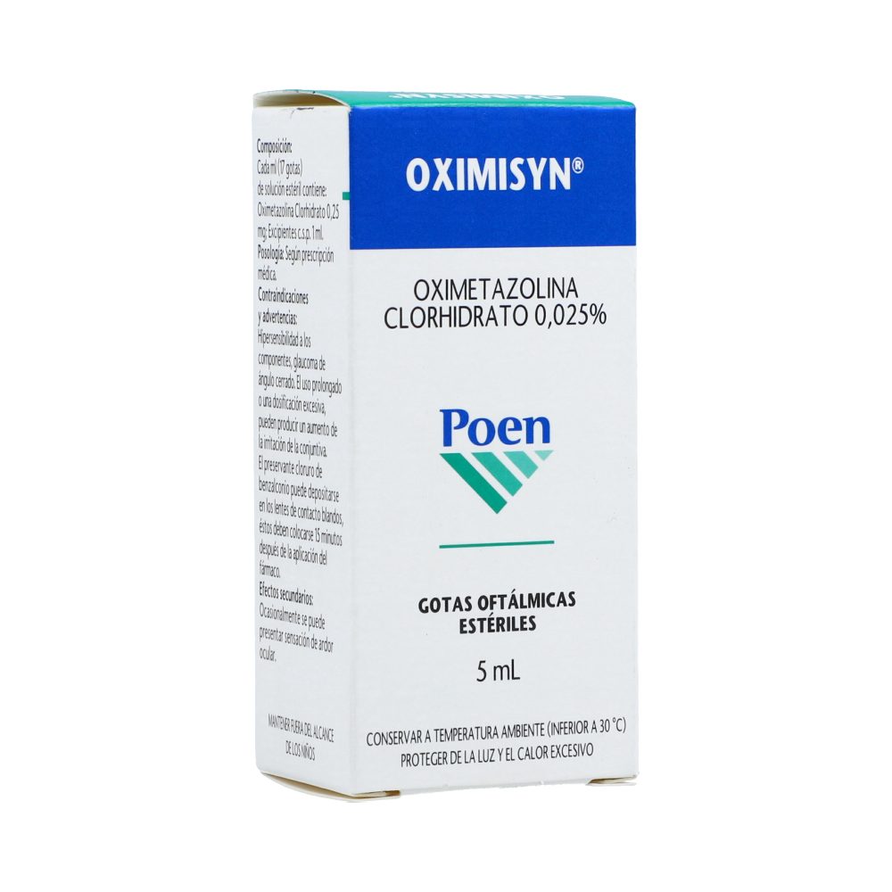 Oximisyn 0.25Mg/mL (0.025%) Solución Oftalmica Frasco X 5mL | Los ...