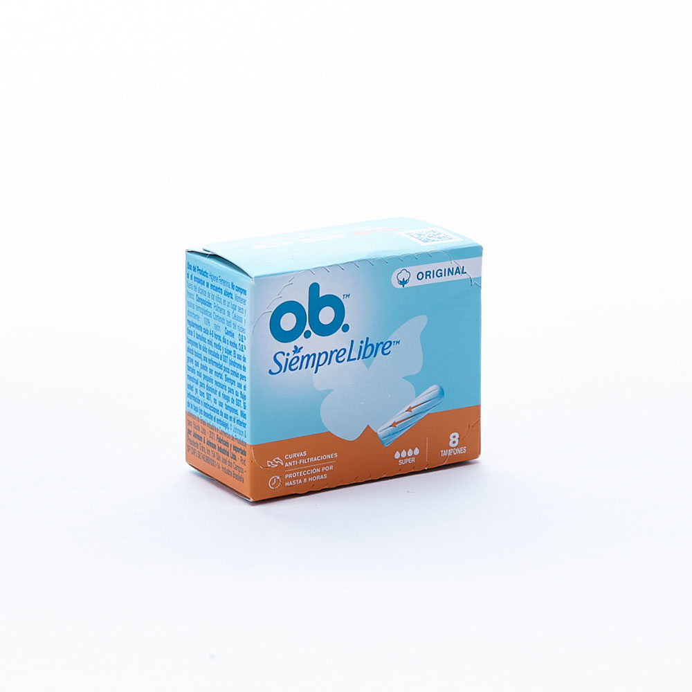 Tampones Original Super Ob Siempre Libre Caja X 8 | Los expertos en ...