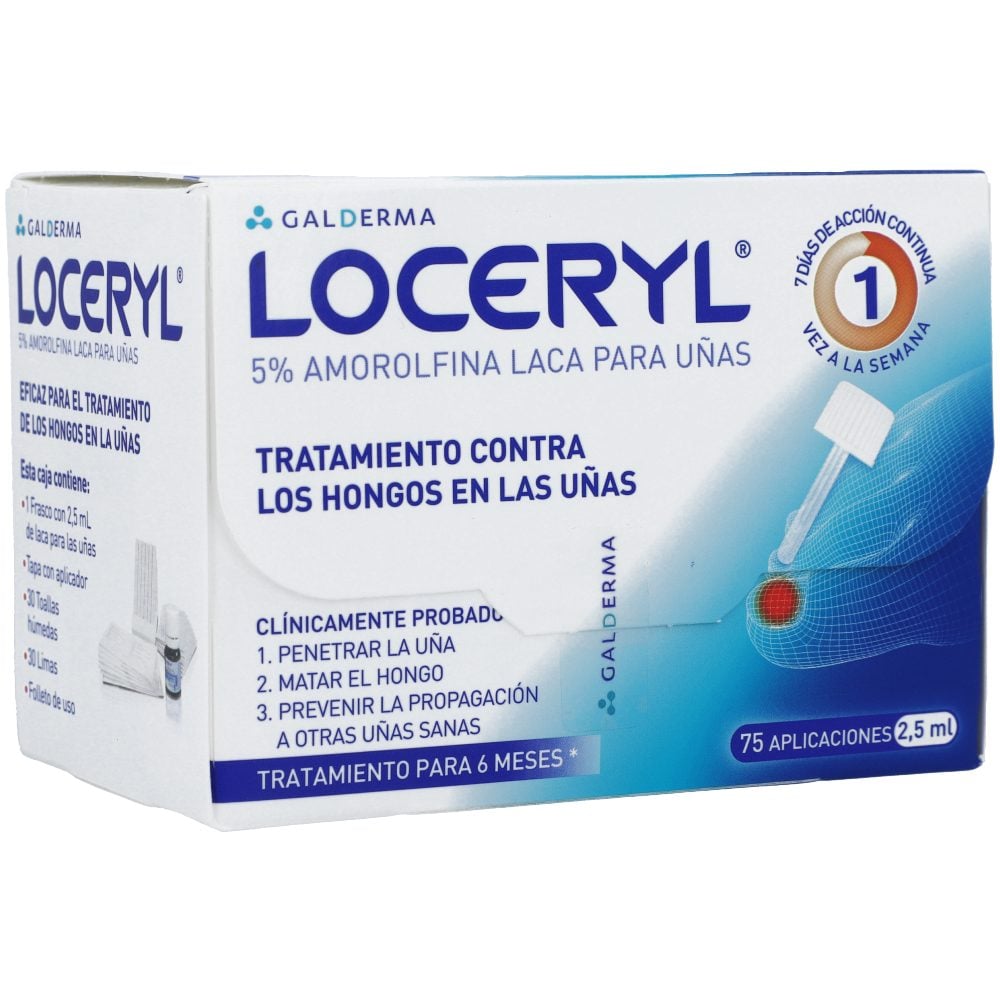 Loceryl Uñas 5% Laca · 2,5 ml | Cruz Verde