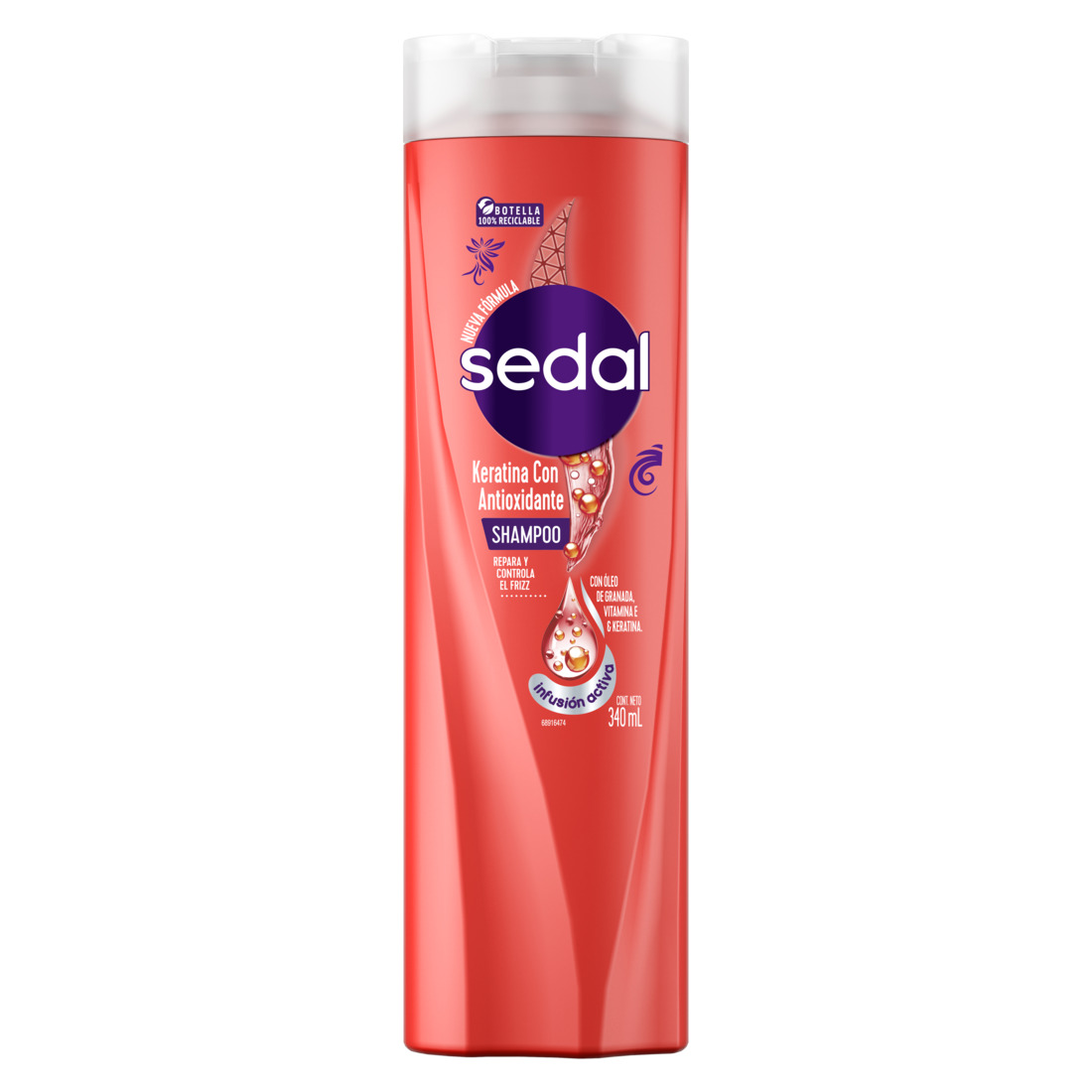 Shampoo Sedal Keratina Antioxidante 340ml