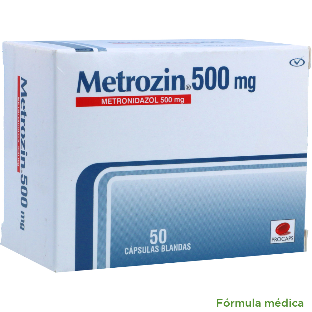 Metrozin Cápsulas 500Mg Blíster X 10 | Cruz Verde