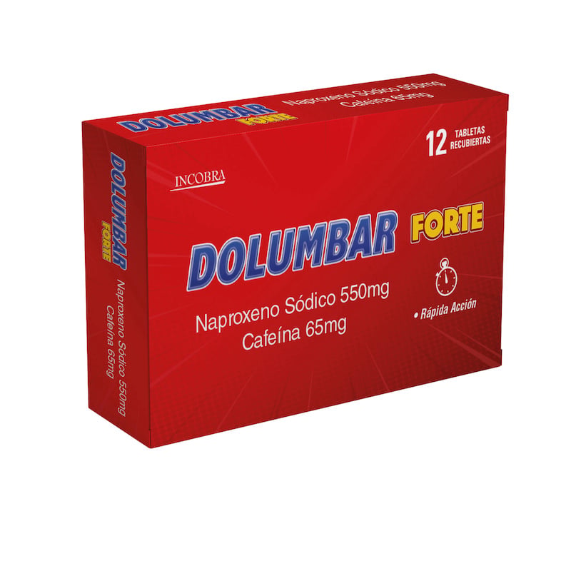 Dolumbar Forte (65+550)Mg Tableta Recubierta Caja X 12 | Cruz Verde