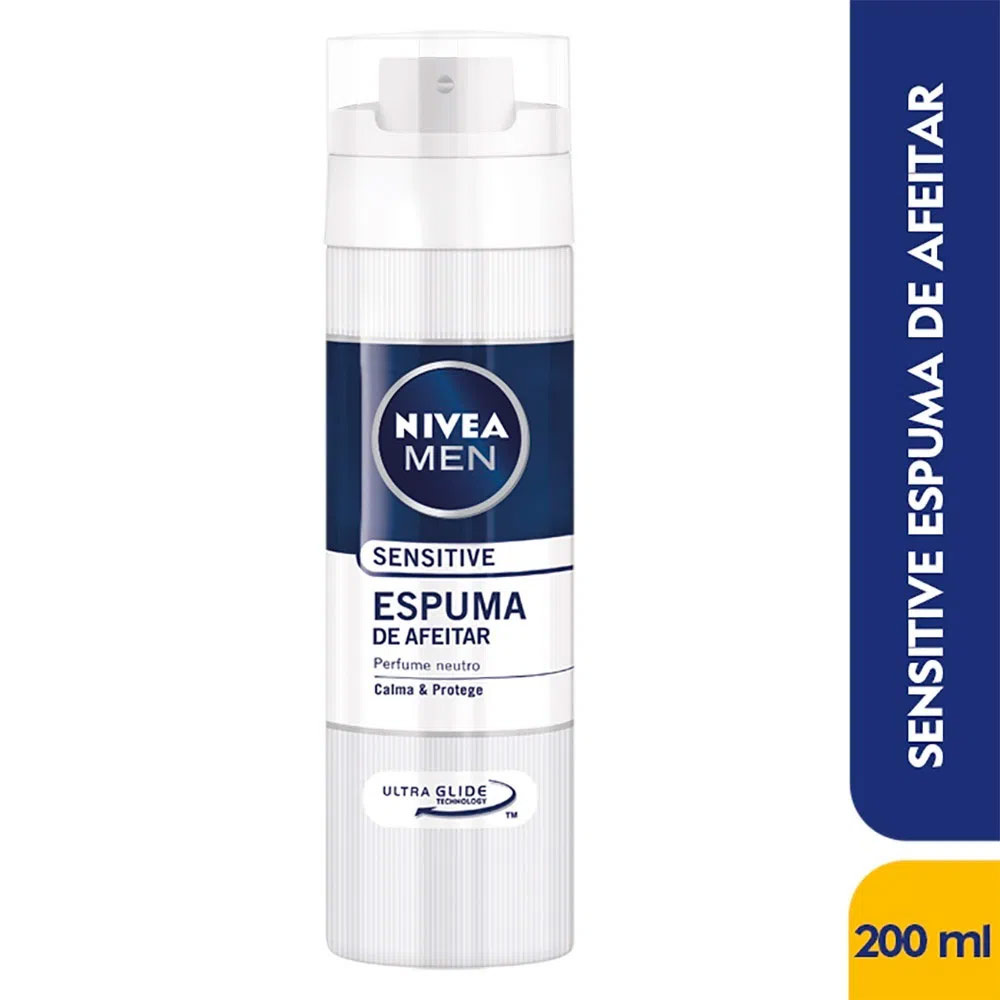 Espuma De Afeitar Sensitive For Men Nivea Frasco X 200 mL | Los expertos en ahorro Cruz Verde ...