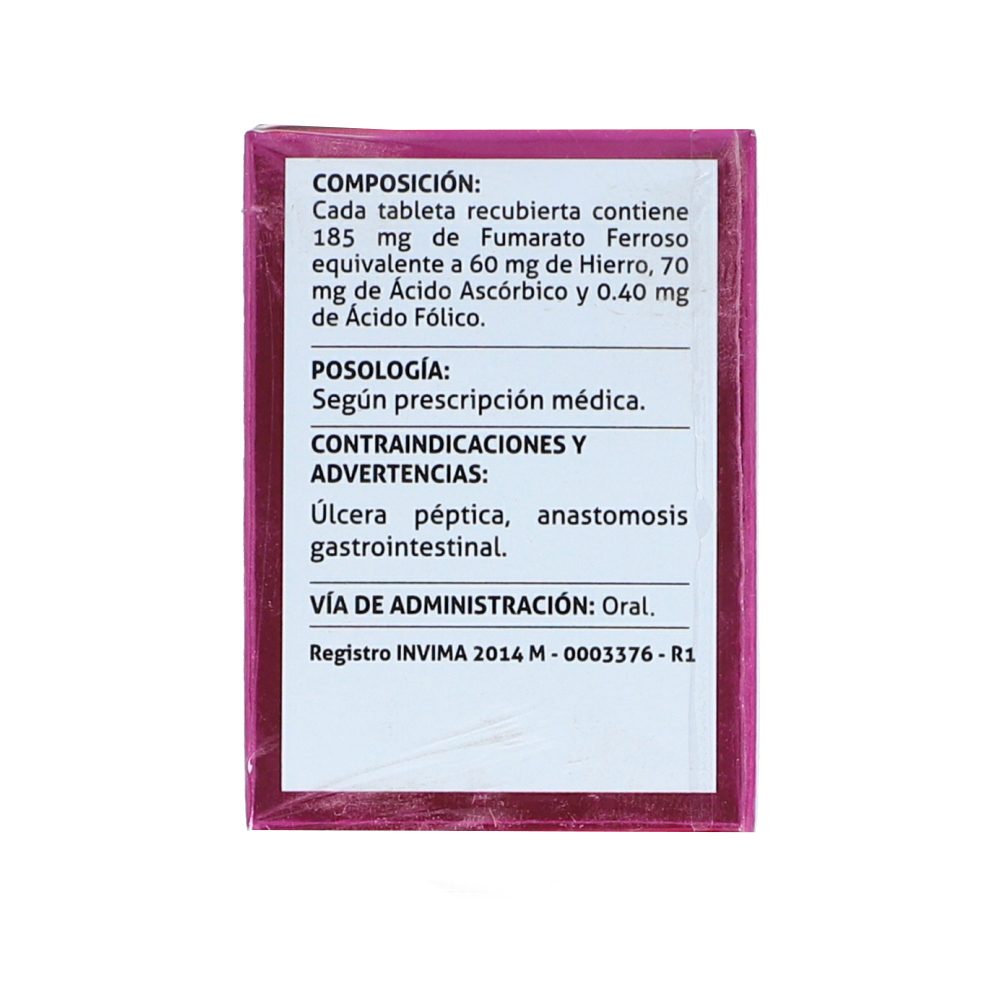 Iofi (70+0.4+60(Fe))Mg Tableta Recubierta Frasco X 30 | Los expertos en ahorro Cruz Verde Colombia