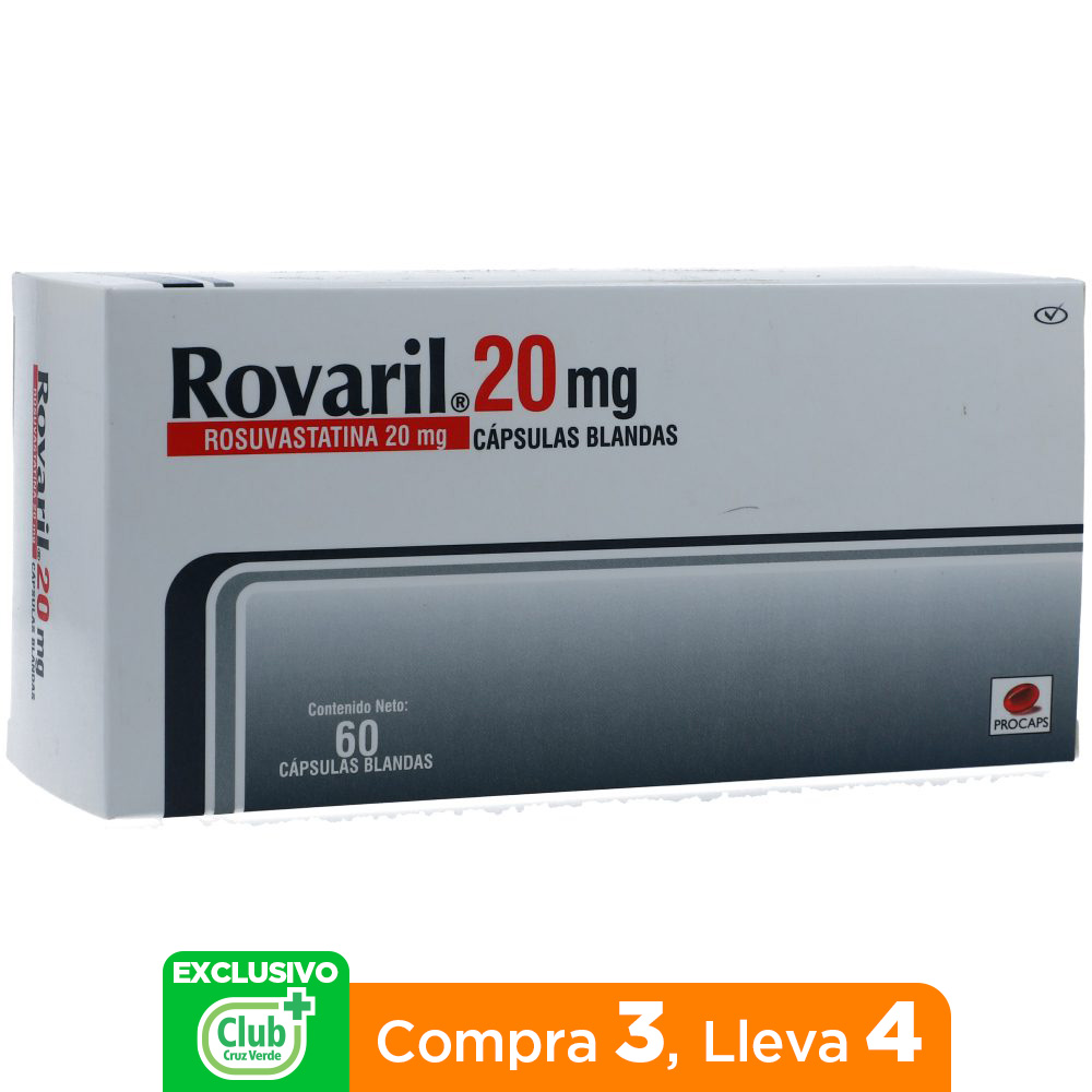 Rovaril 20Mg Caja X 60 Cápsulas Blandas | Los expertos en ahorro Cruz ...