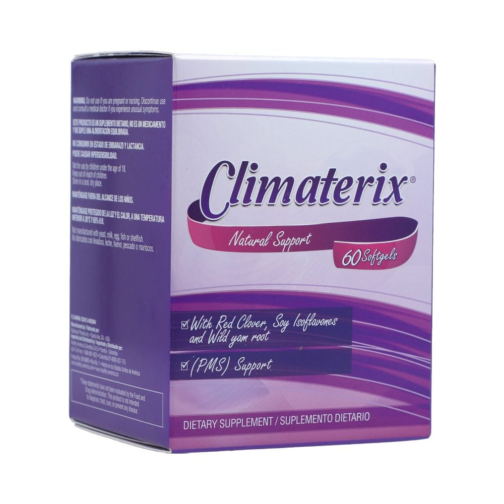 Climaterix Cápsulas Blandas Suplemento Diatario Caja X 60 | Los ...