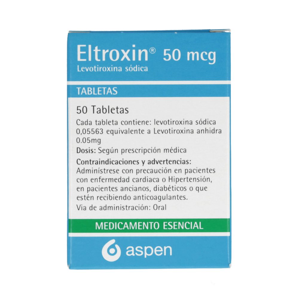 Eltroxin Tabletas 50Mcg Frasco X 50 | Los expertos en ahorro Cruz Verde ...