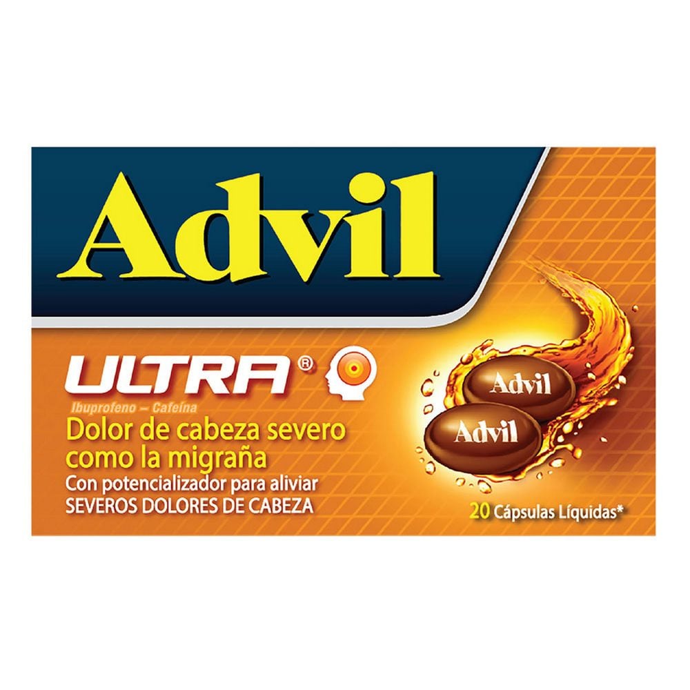 Advil Ultra 200Mg+65Mg X 20 Cápsulas Liquidas | Los expertos en ahorro ...