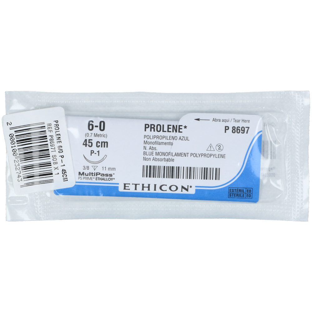 Sutura Prolene 6-0 P-1 45Cm Re Ethicon Sobre X 1 Azul 45Cm | Los expertos en ahorro Cruz Verde ...