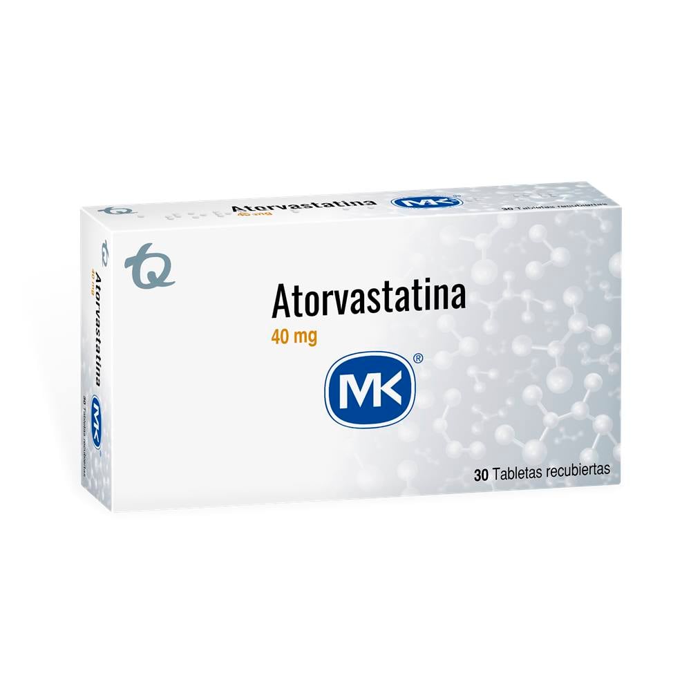 Atorvastatina Mk 40Mg Caja X 30 Tabletas Recubiertas | Cruz Verde