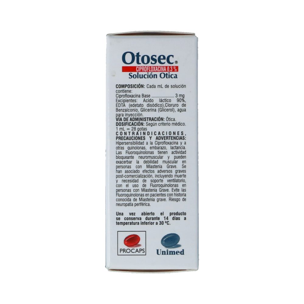 Otosec 3 Solución Otica Frasco X 10 mL | Los expertos en ahorro Cruz ...