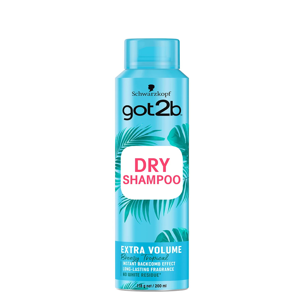 DRY SHAMPOO VOLUMIZING SCHWARZKOPT FCO X 200ML GOT2B BREEZY TROPICAL