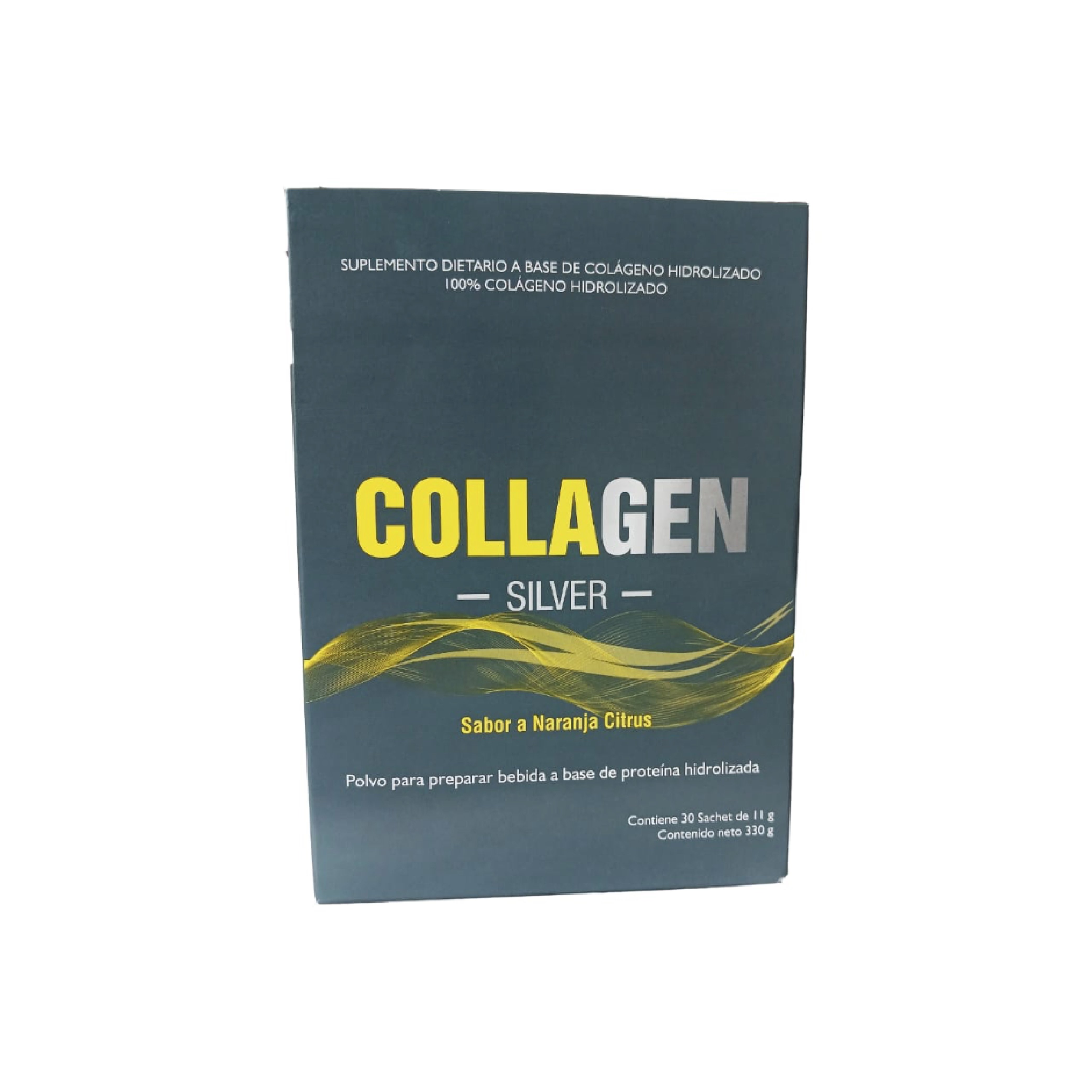 Collagen Silver Polvo Caja x 30 Sobres x 11Gr Naranja Citrus | Cruz Verde