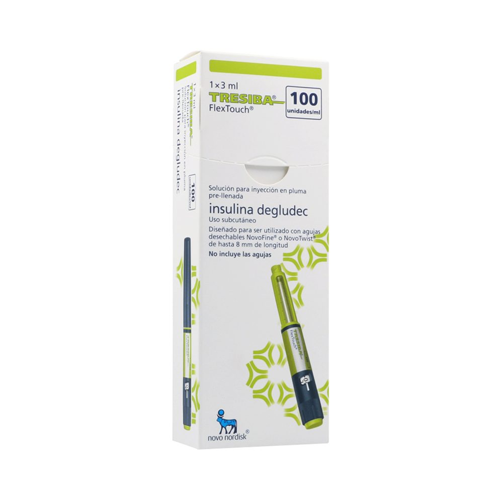 Tresiba Inyectable 100Ui/mL(300Ui/3mL) · 1 Pen 3 ml | Cruz Verde