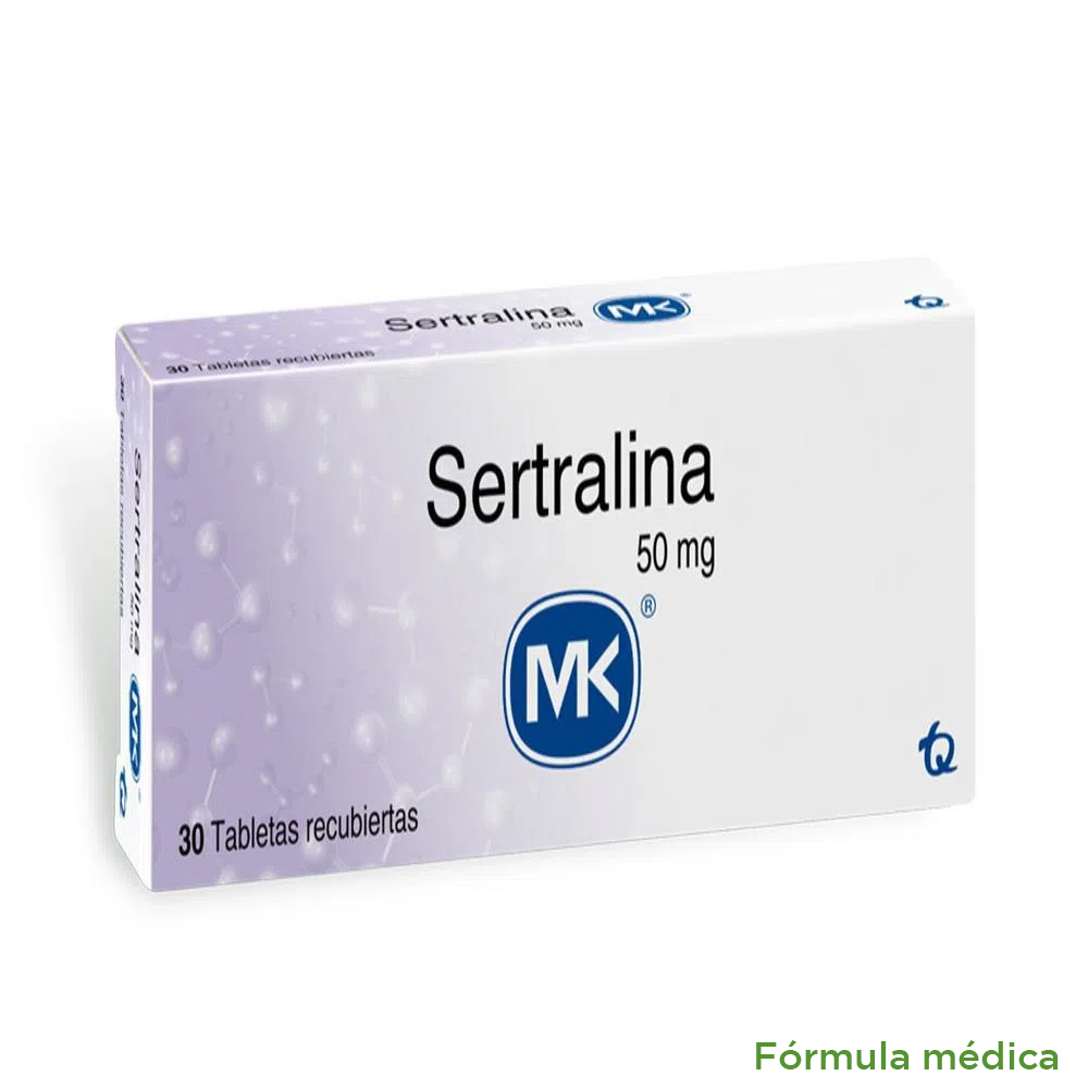 Sertralina 50 mg · 30 Tabletas Recubiertas | Cruz Verde