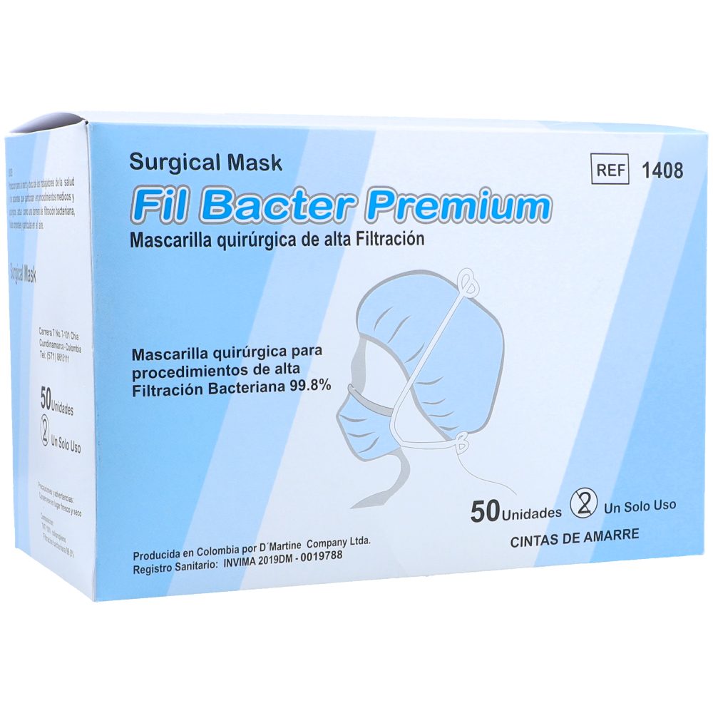 Mascarilla Alta Filtracion De Sujetar X 1 Unidad D.Martine Company ...