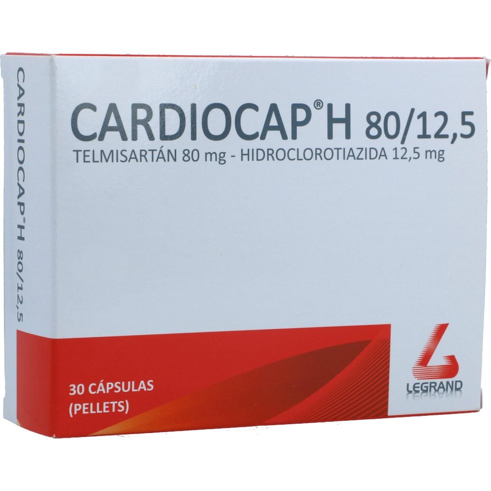Cardiocap H (80+12.5)Mg Caja X 30 Cápsulas | Los expertos en ahorro ...