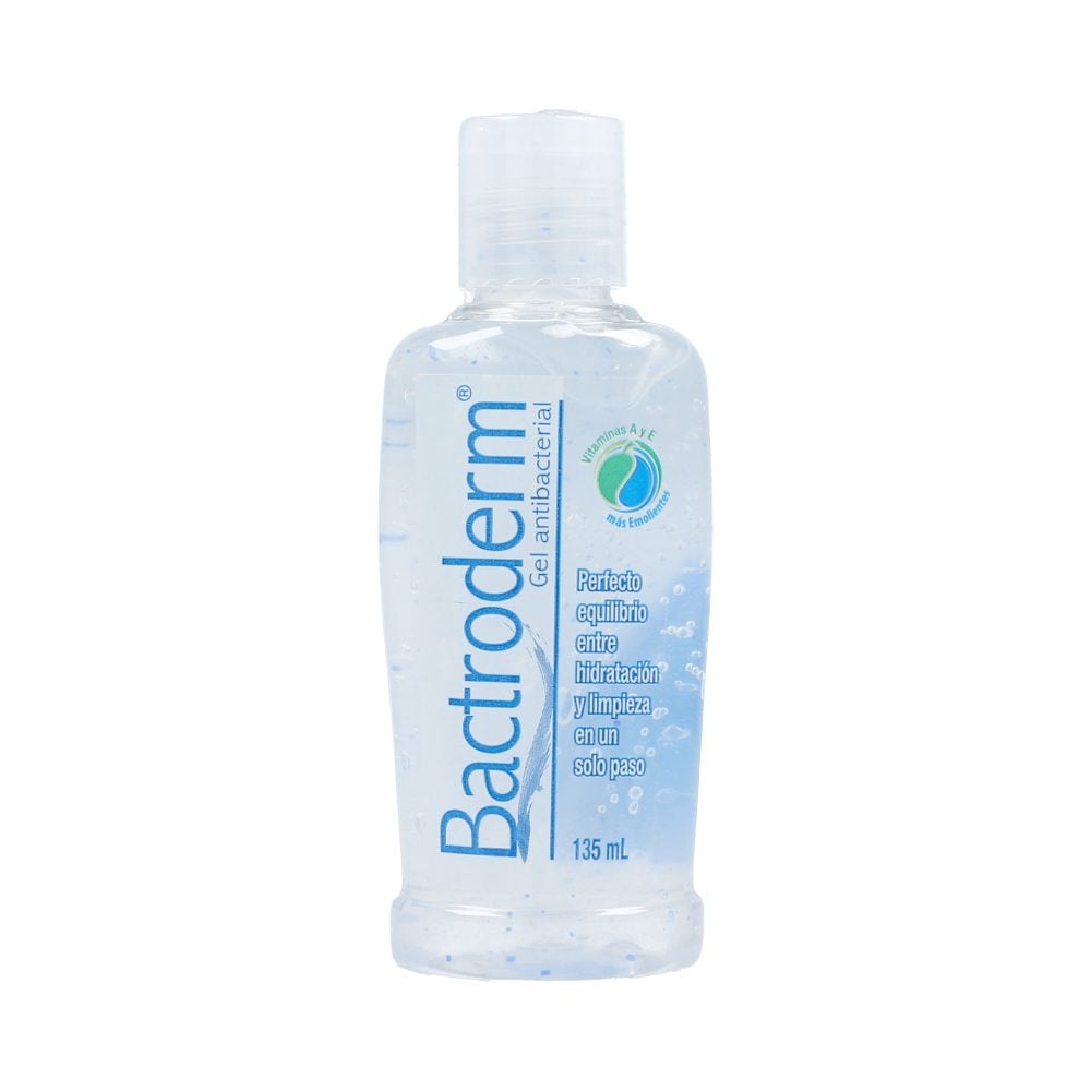 Gel Antibacterial Con Vitaminas A Y E Bactroderm Fco X 135 Ml ...